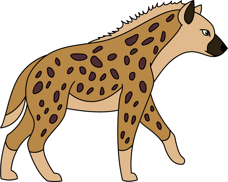 Hyena clipart. Free download transparent .PNG | Creazilla
