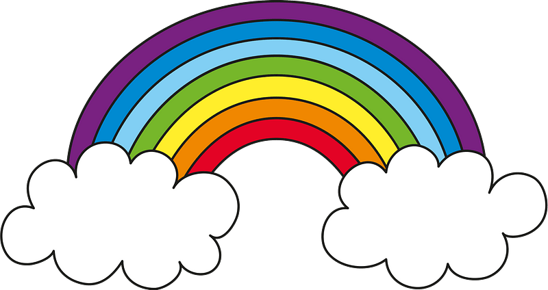 Regnbue. Gratis download. | Creazilla
