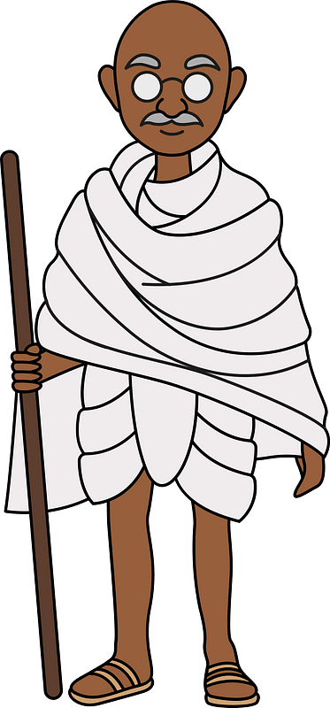 Gandhi clipart. Free download transparent .PNG | Creazilla