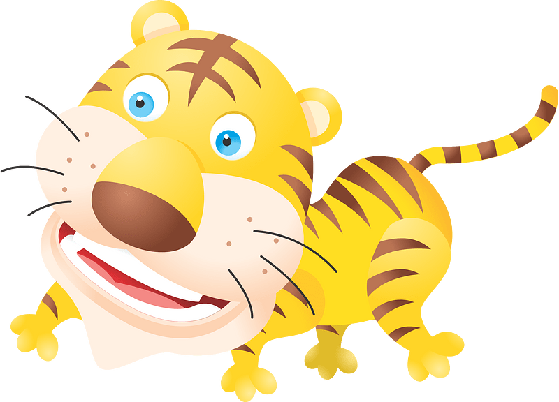 Cartoon tiger clipart. Free download transparent .PNG | Creazilla