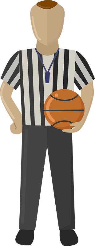 Basketball Referee clipart. Free download transparent .PNG | Creazilla