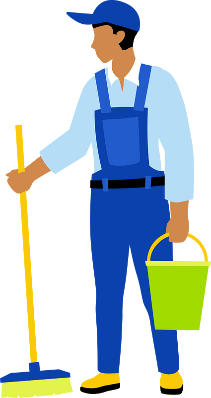 Janitor clipart. Free download transparent .PNG | Creazilla