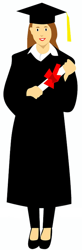 Graduated student - Free vector clipart images on creazilla.com