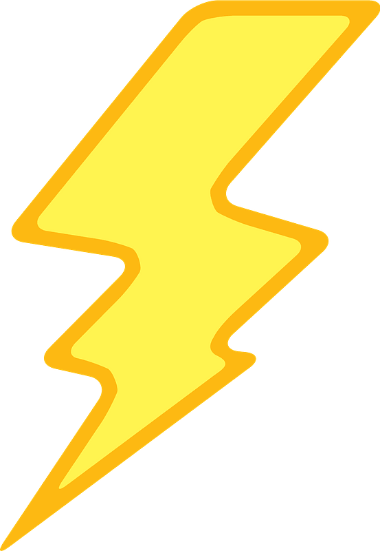 Lightning clipart. Free download transparent .PNG | Creazilla