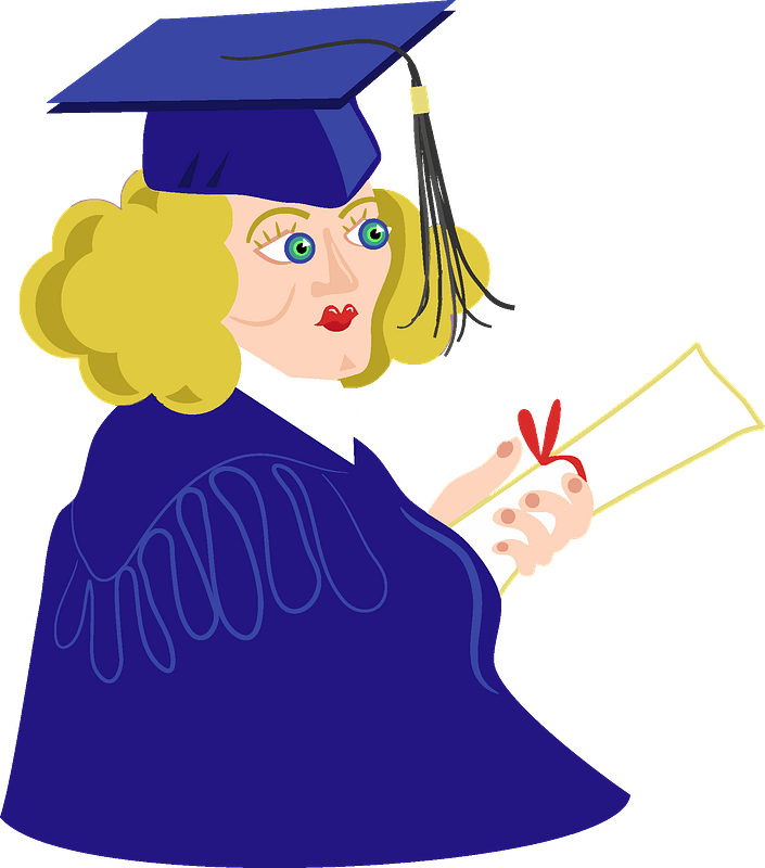 Graduated student - Free vector clipart images on creazilla.com