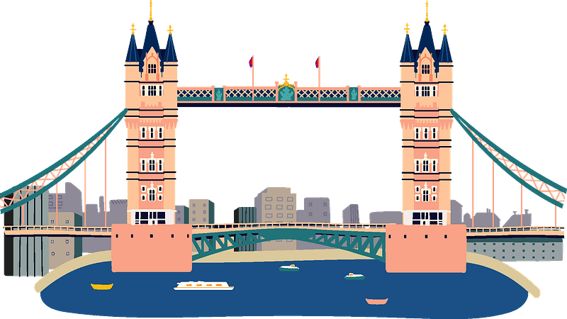 Tower Bridge clipart. Free download transparent .PNG | Creazilla