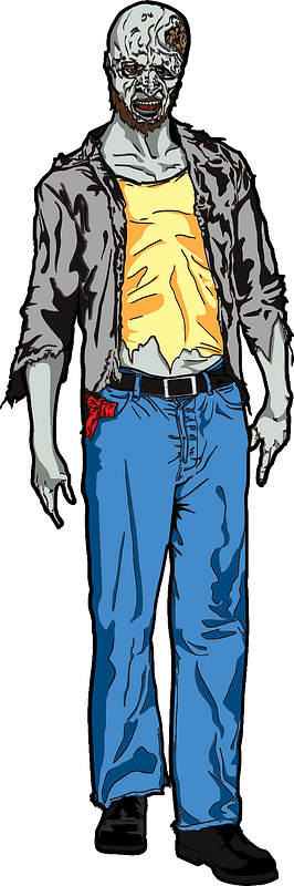 Zombie Leg Clip Art