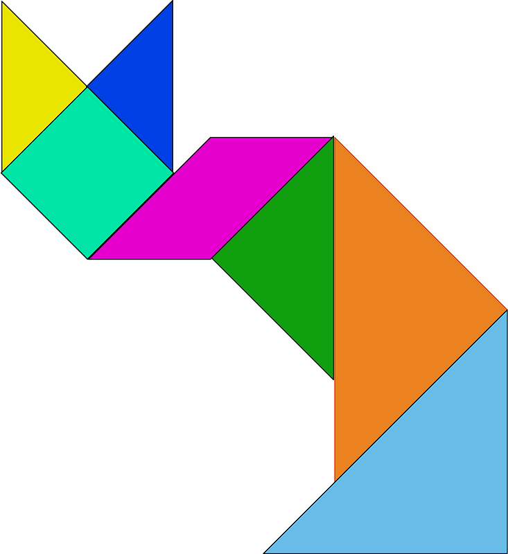 Tangram Cat Clipart Free Download Transparent PNG Creazilla