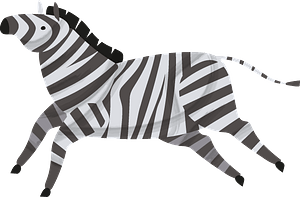 Zebra - Free vector clipart images on creazilla.com