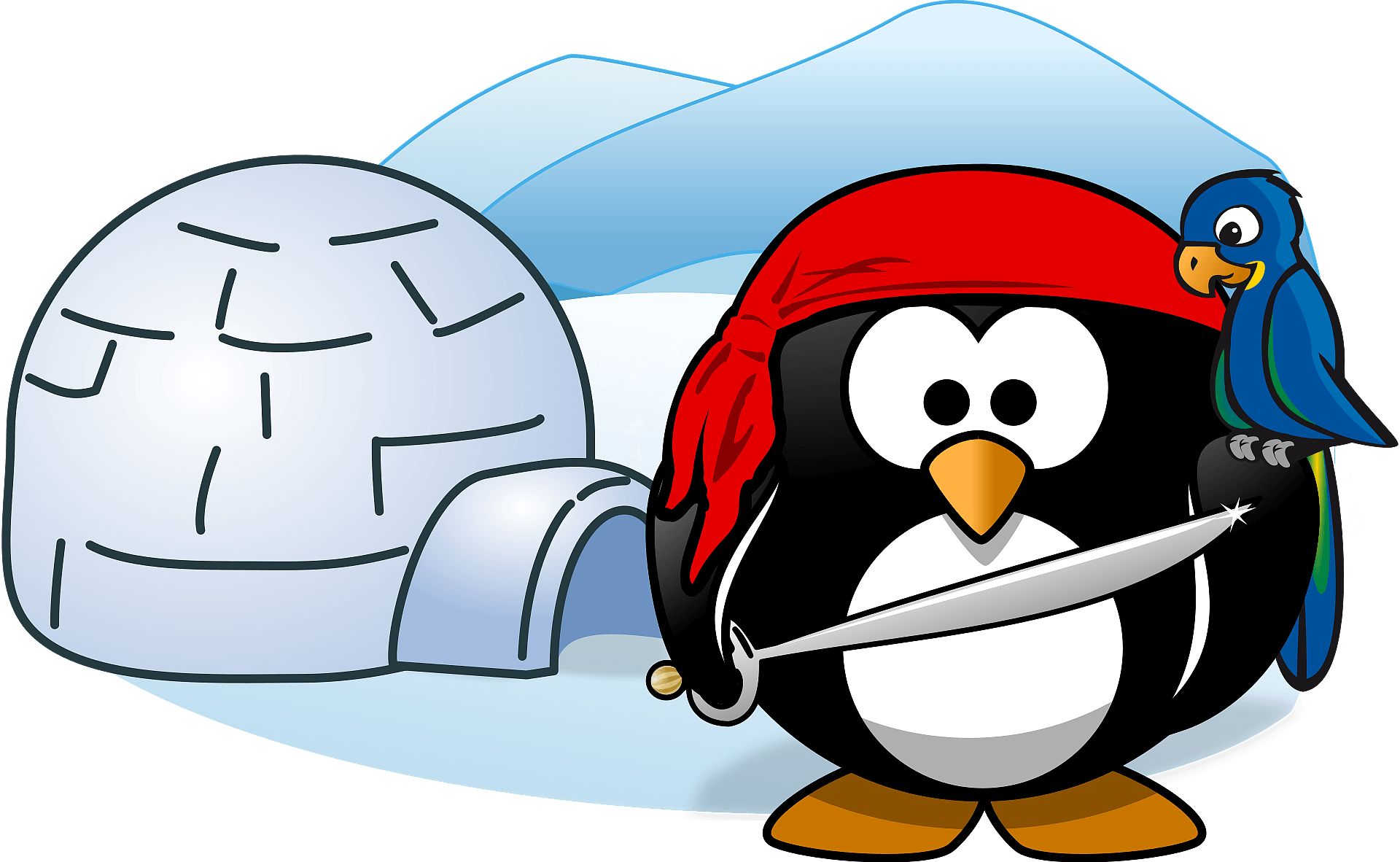 Cold Penguin Cartoon