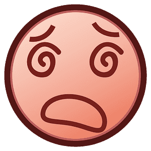 Dizzy face emoji clipart. Free download transparent .PNG | Creazilla