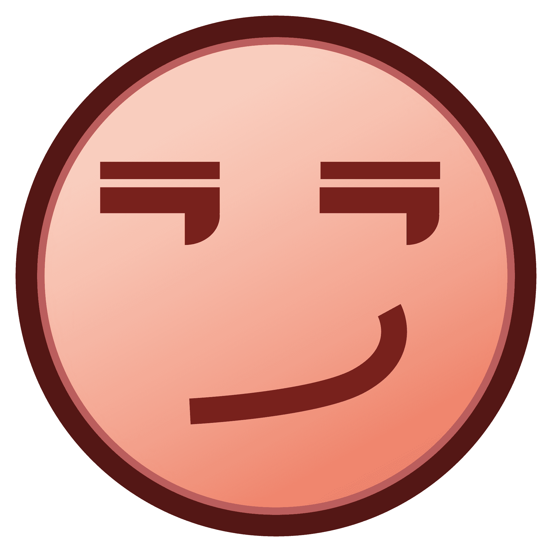 Smirking Face Clipart