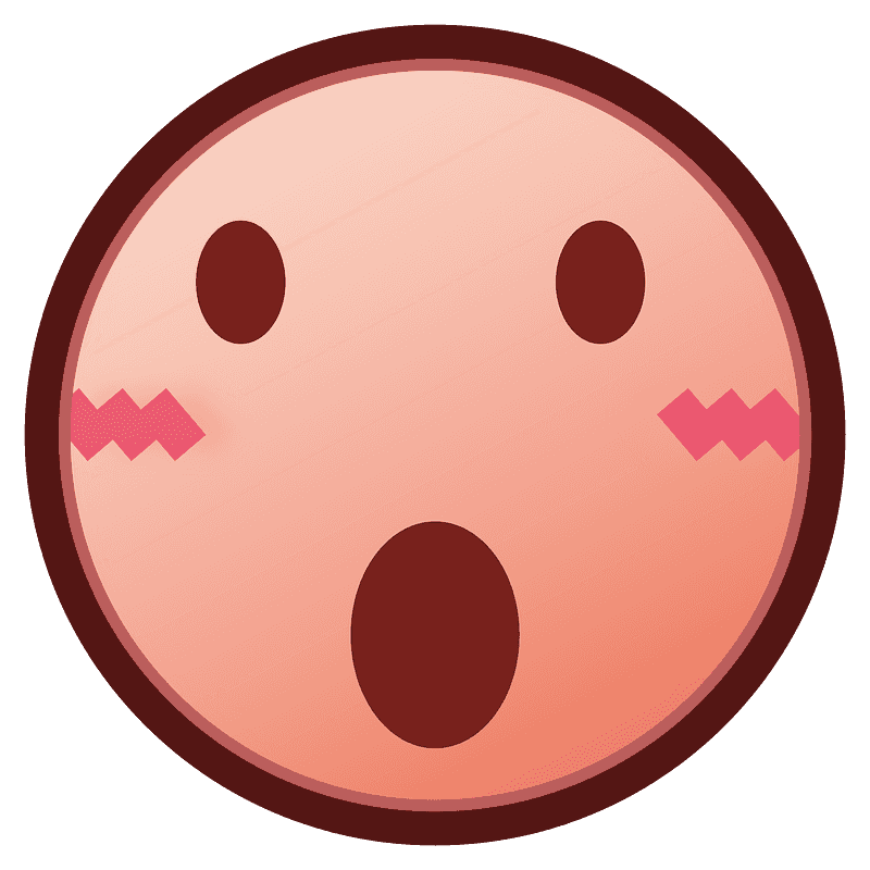 Face with open mouth emoji clipart. Free download transparent .PNG ...