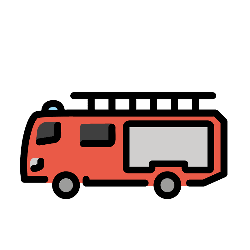 Fire engine - Free vector emoji on creazilla.com