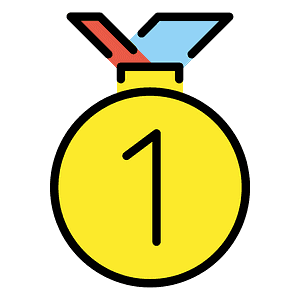 1st place medal - Free vector emoji on creazilla.com