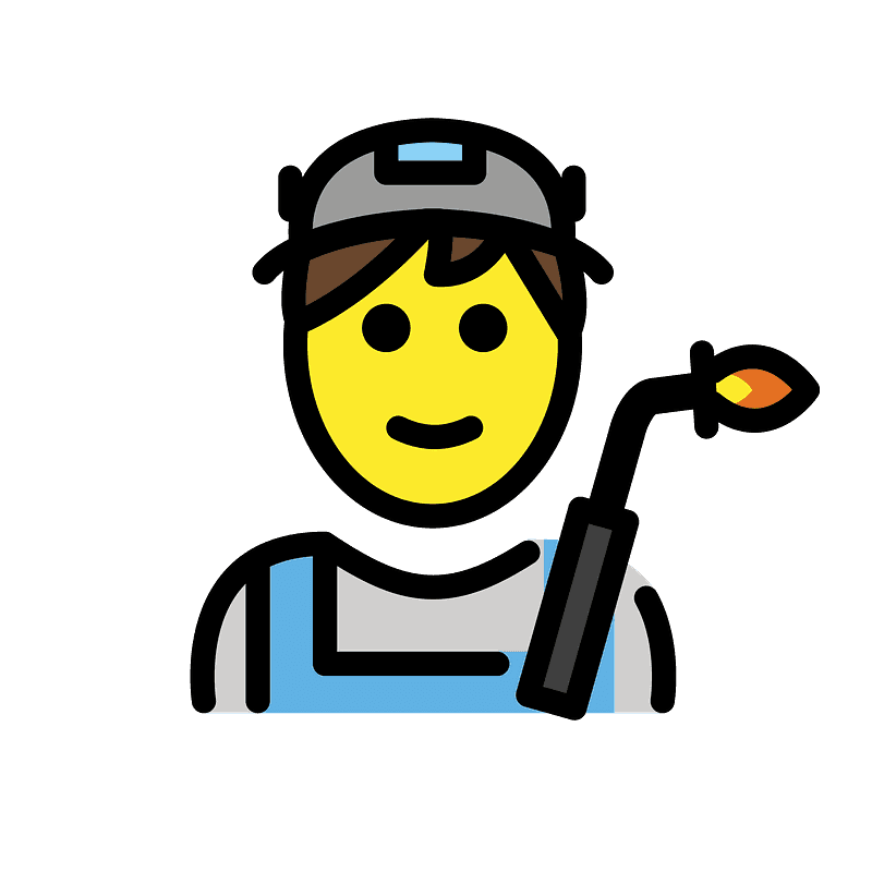 Factory worker - Free vector emoji on creazilla.com