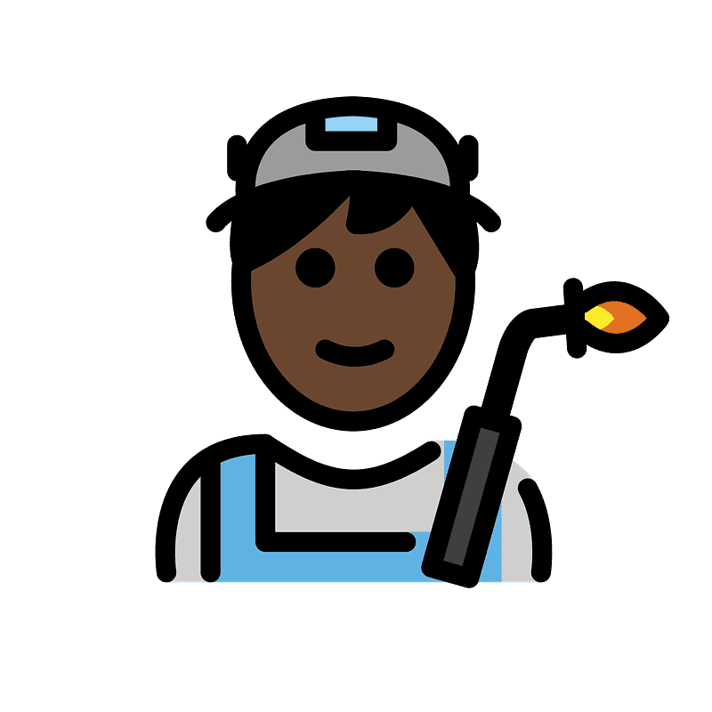 Factory worker emoji clipart. Free download transparent .PNG | Creazilla