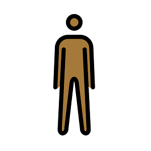 Person standing - Free vector emoji on creazilla.com