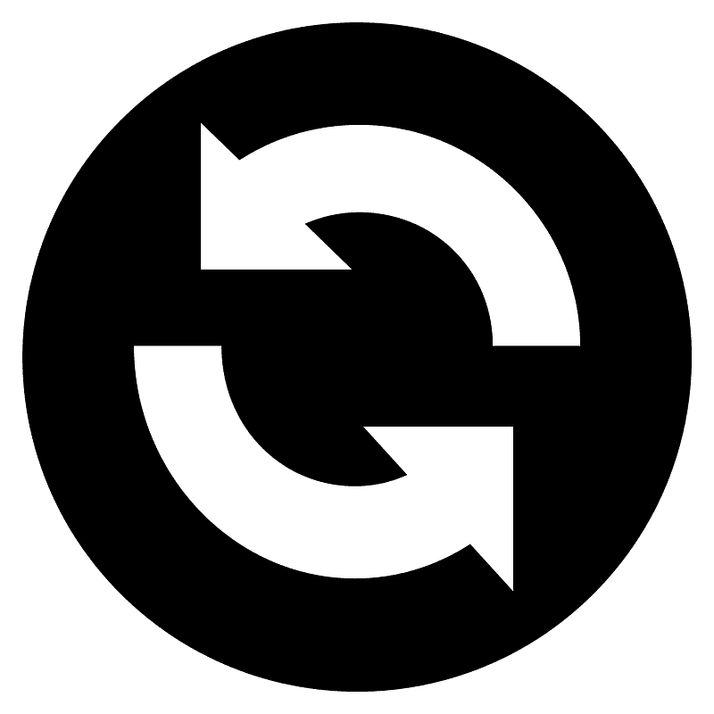 Counterclockwise arrows button emoji clipart. Free download transparent ...