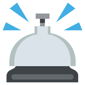 Bellhop bell emoji