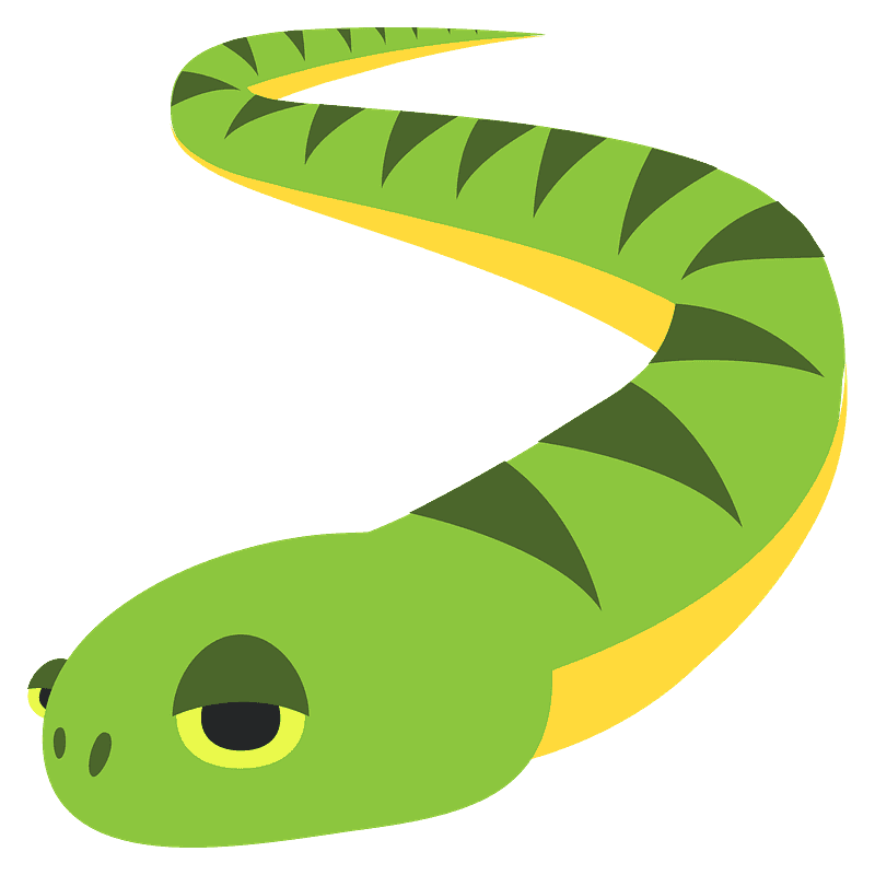 Snake emoji clipart. Free download transparent .PNG | Creazilla