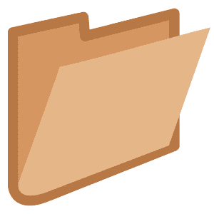 Open file folder - Free vector emoji on creazilla.com