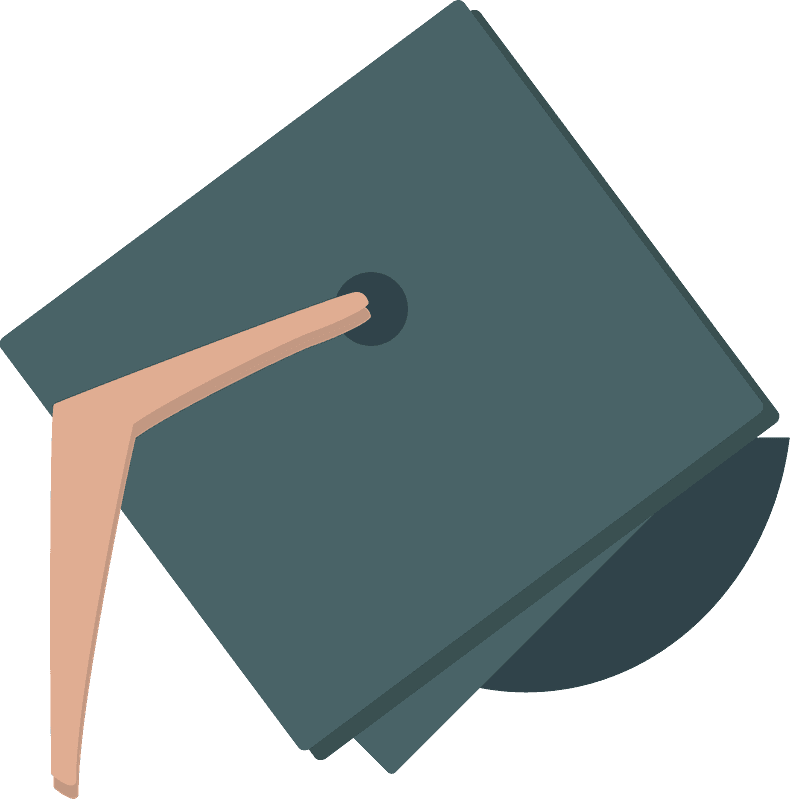 Graduation cap - Free vector emoji on creazilla.com