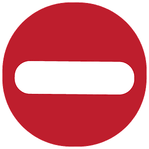 No entry - Free vector emoji on creazilla.com