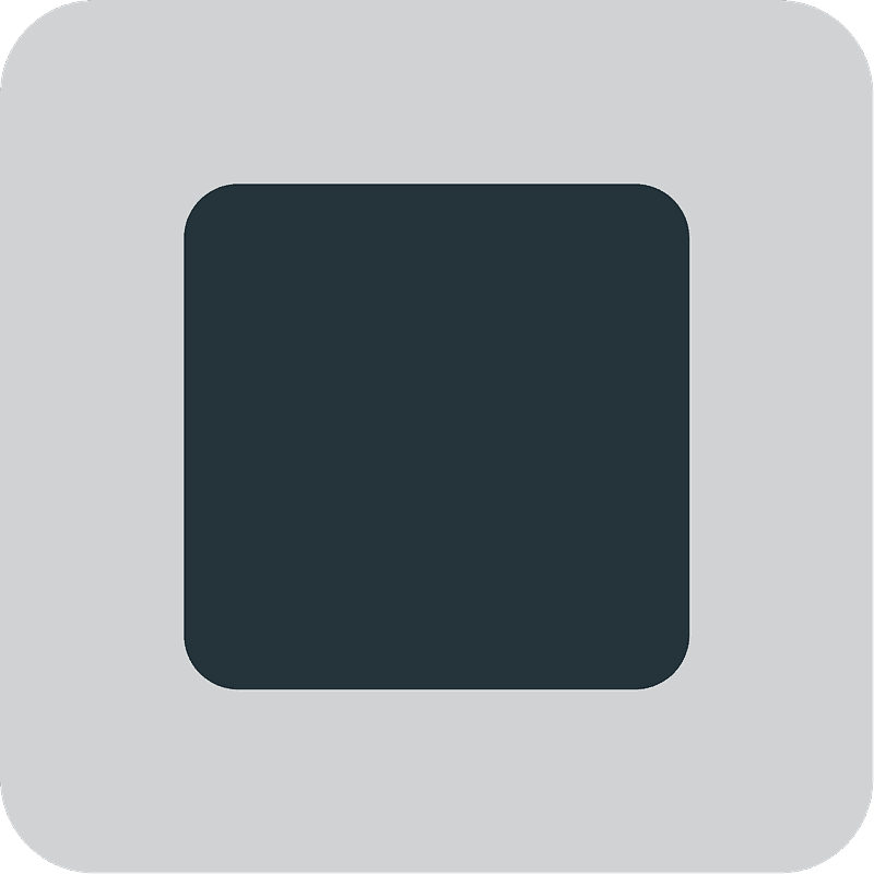 White square button - Free vector emoji on creazilla.com