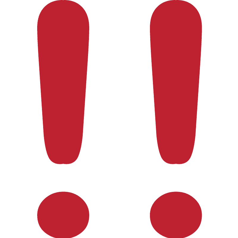 Double Exclamation Mark Emoji Clipart Free Download Transparent PNG 