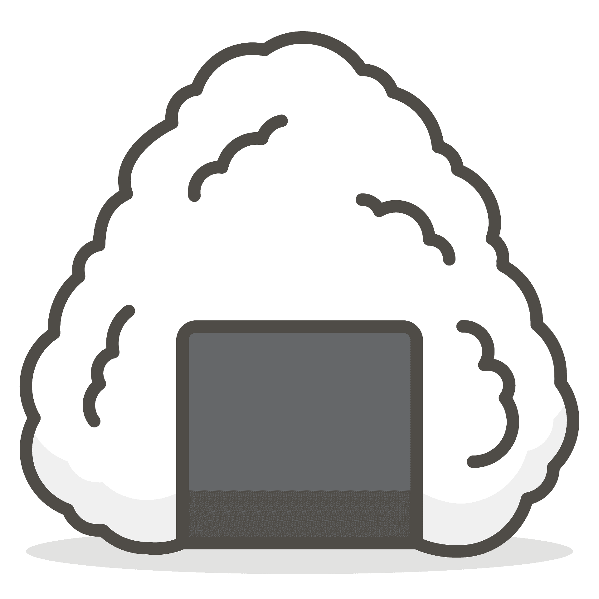 Rice ball emoji clipart. Free download transparent .PNG | Creazilla