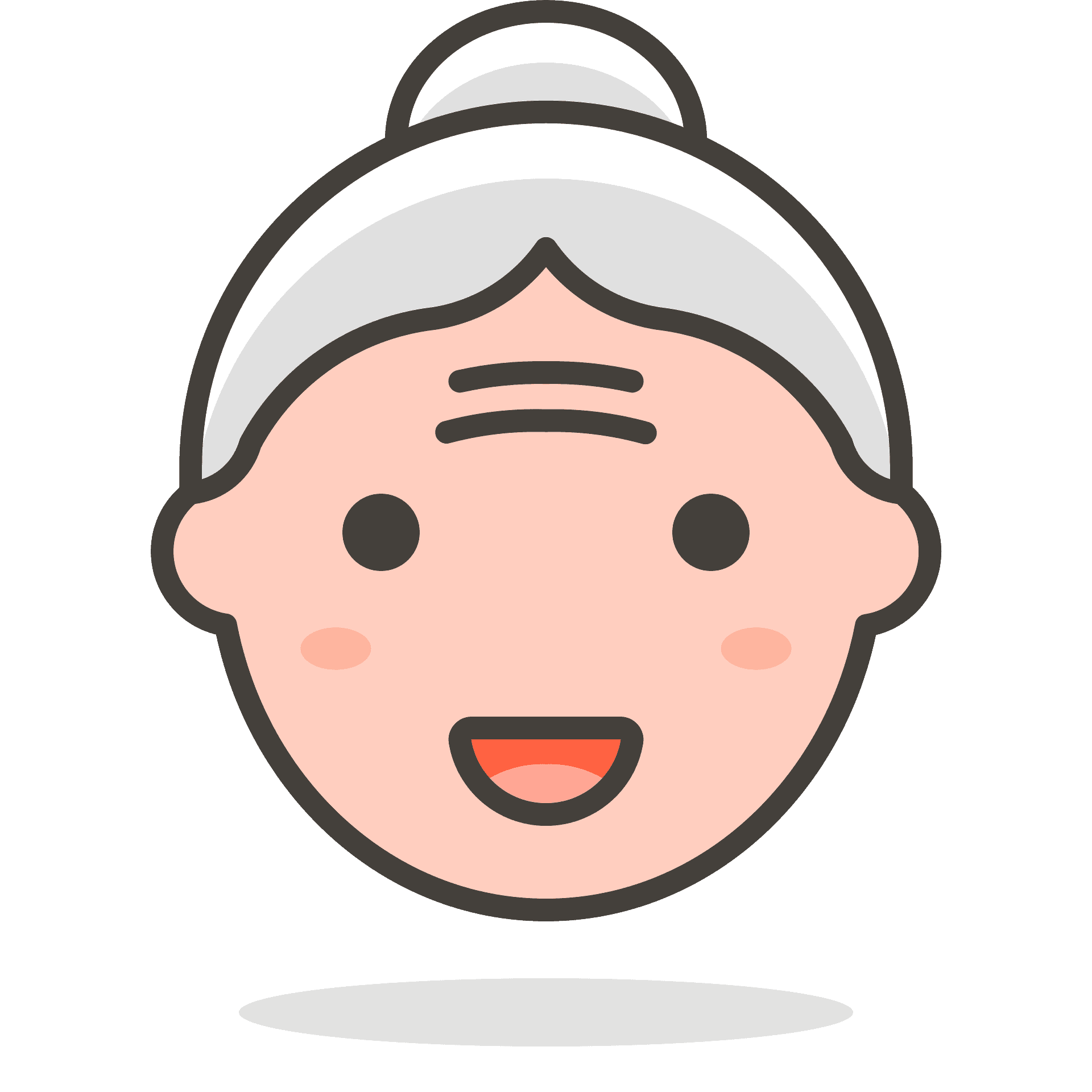 Old Woman Emoticon Animated