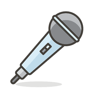 Microphone - Free vector emoji on creazilla.com