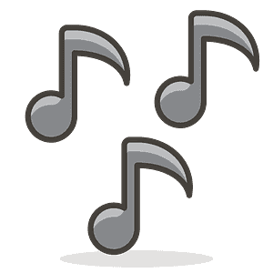 Musical note emoji clipart. Free download transparent .PNG | Creazilla