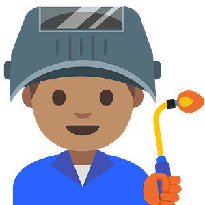 Man factory worker - Free vector emoji on creazilla.com