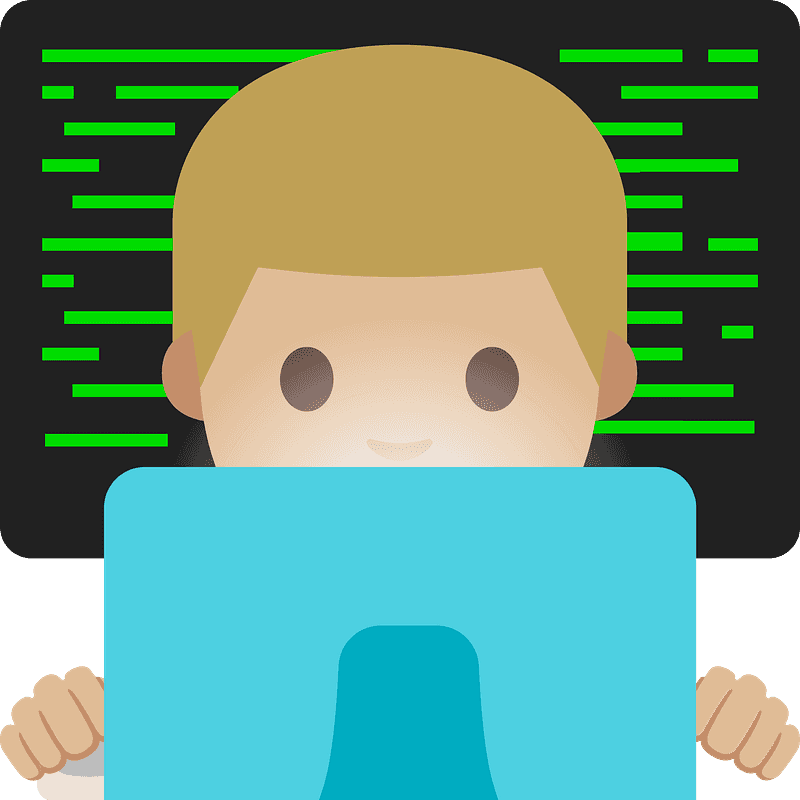 Man technologist emoji clipart. Free download transparent .PNG | Creazilla
