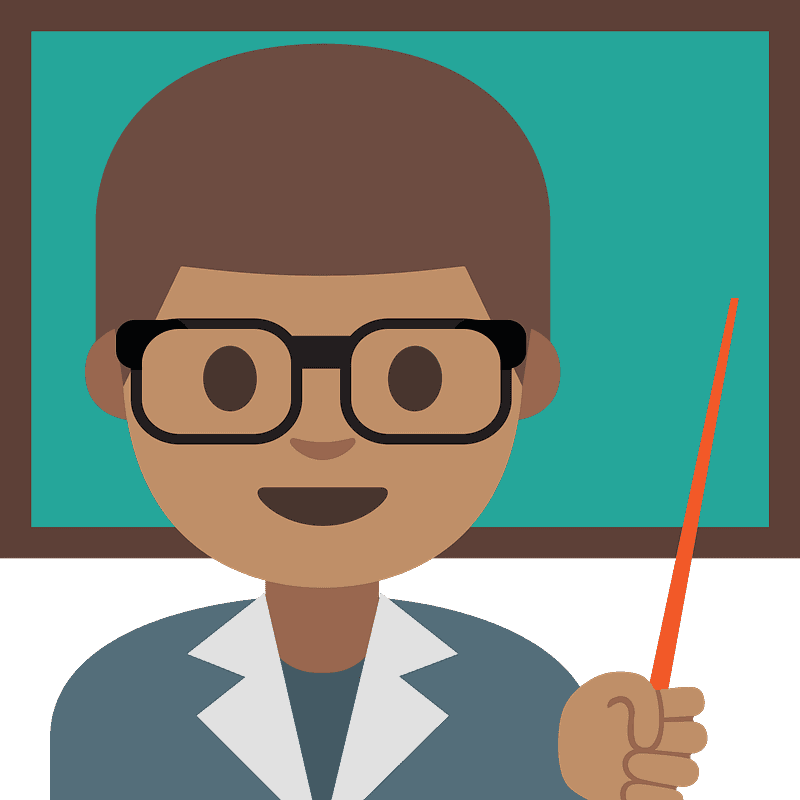 Man teacher - Free vector emoji on creazilla.com