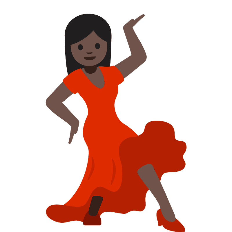 Woman dancing emoji clipart. Free download transparent .PNG | Creazilla
