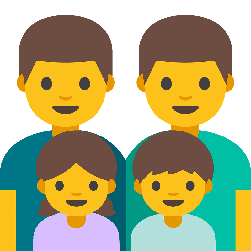 Family: man, man, girl, boy emoji clipart. Free download transparent ...