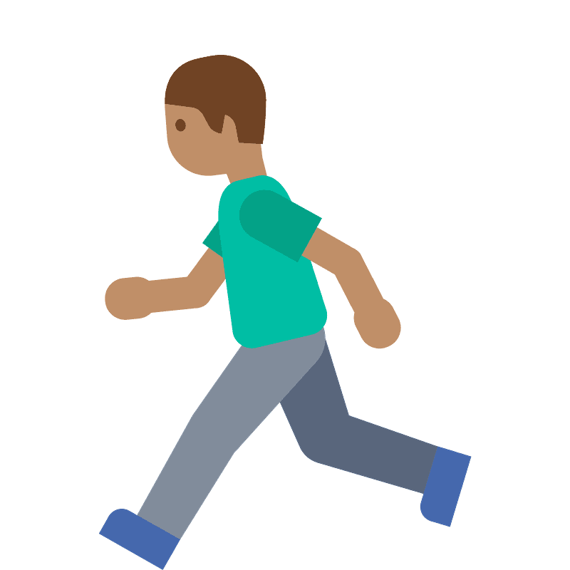 Man running emoji clipart. Free download transparent .PNG | Creazilla