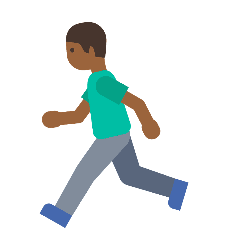 Man running - Free vector emoji on creazilla.com