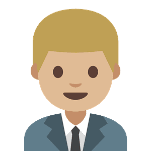 Man office worker - Free vector emoji on creazilla.com