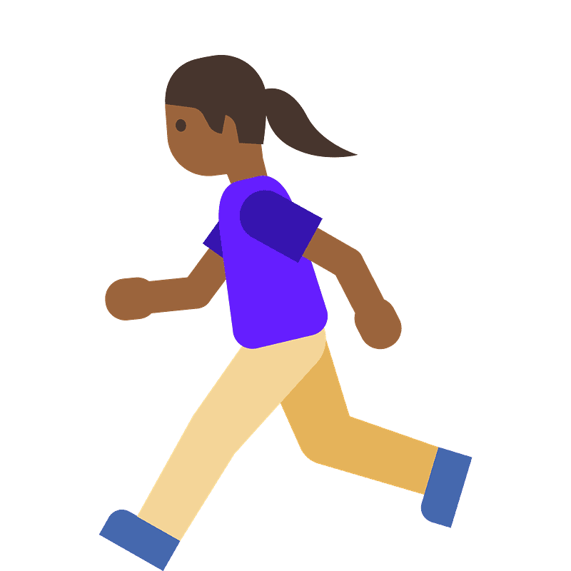 Woman running - Free vector emoji on creazilla.com