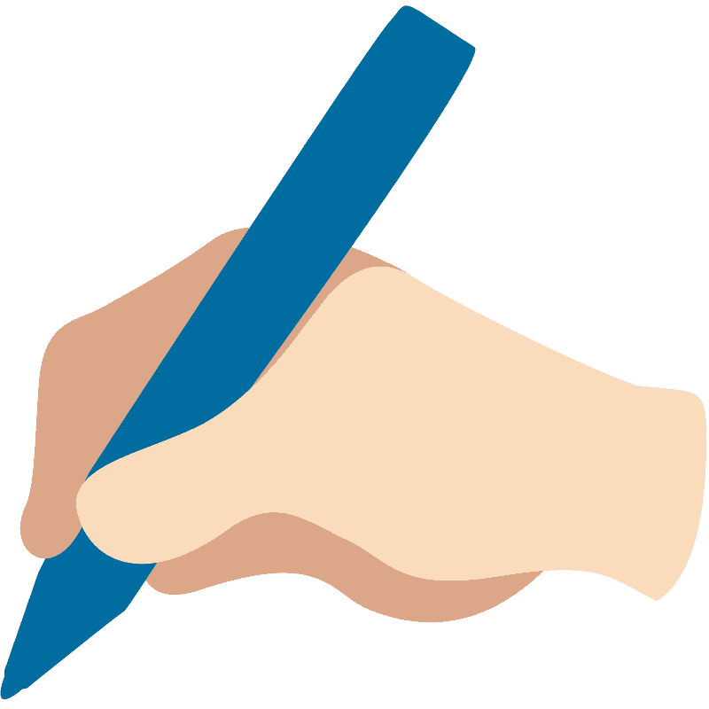 Writing hand - Free vector emoji on creazilla.com
