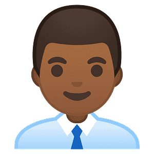 Man office worker - Free vector emoji on creazilla.com