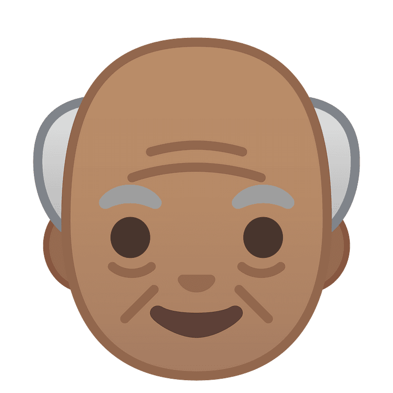 Old man - Free vector emoji on creazilla.com