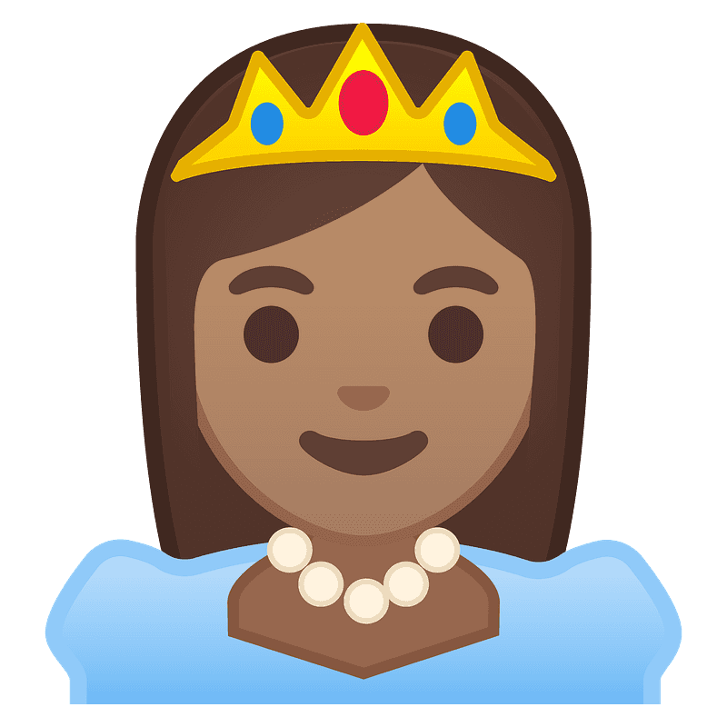 Princess emoji clipart. Free download transparent .PNG | Creazilla