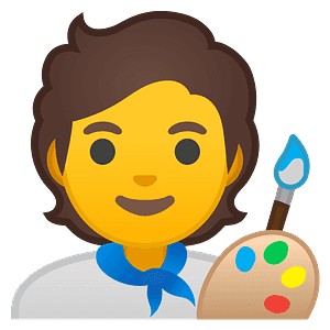 Artist palette emoji clipart. Free download transparent .PNG | Creazilla