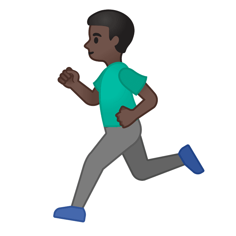 Man running emoji clipart. Free download transparent .PNG | Creazilla