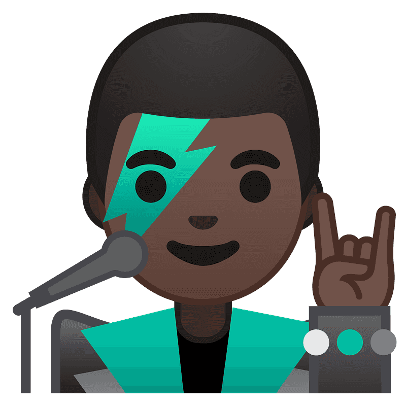 Man singer - Free vector emoji on creazilla.com